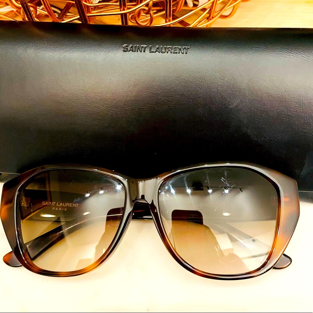 Ysl Sunglasses; 57mm Geometric Sunglasses - Gem